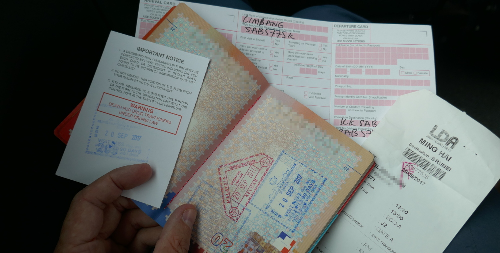 Borders #39-42 Brunei – Malaysia: Eight stamps in six hours – Passport ...