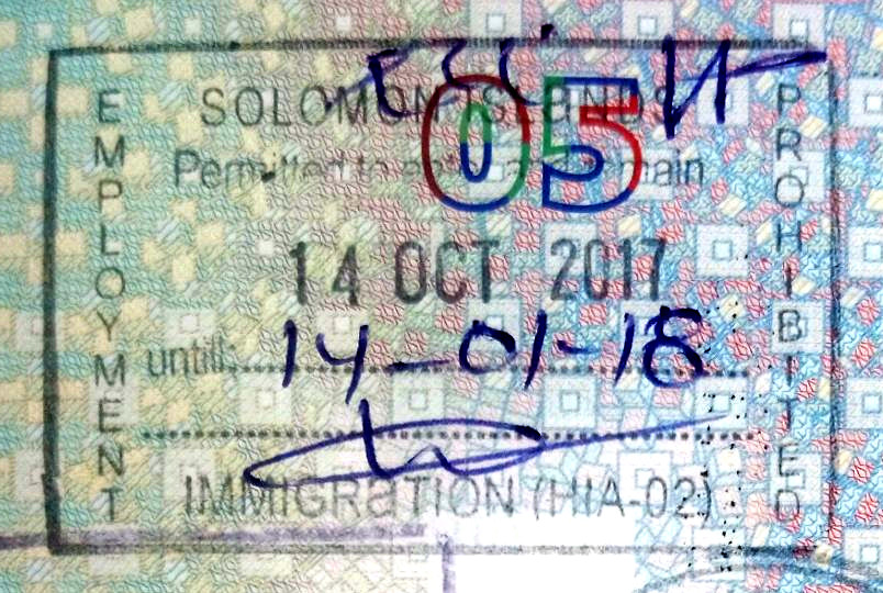 My collection of Oceanian passport stamps – Passport Party