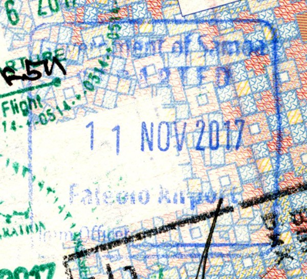 My collection of Oceanian passport stamps – Passport Party