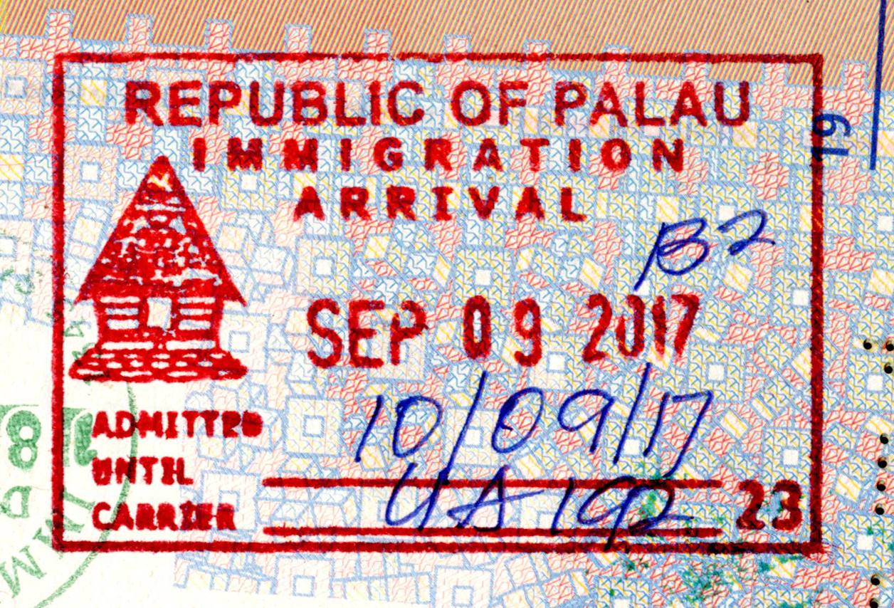 My collection of Oceanian passport stamps – Passport Party