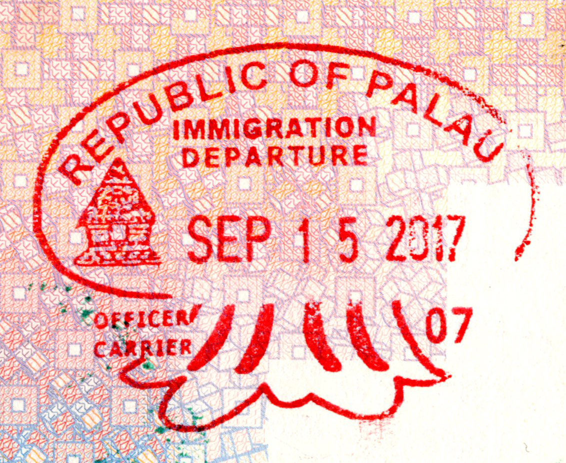 My collection of Oceanian passport stamps – Passport Party