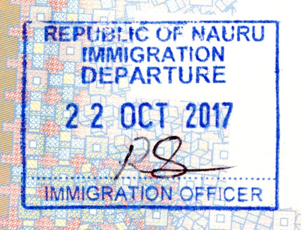 My collection of Oceanian passport stamps – Passport Party