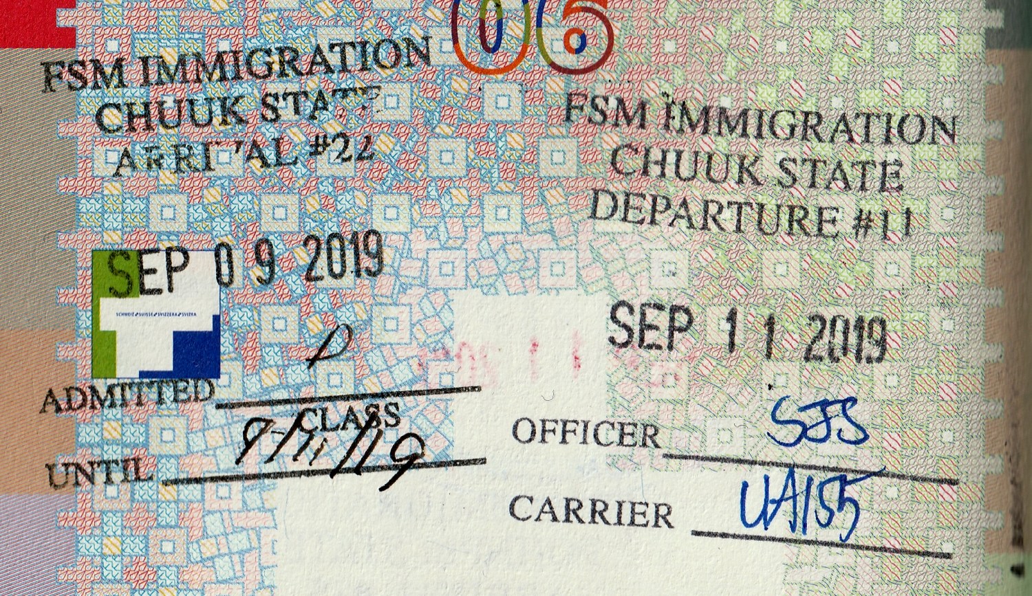 My collection of Oceanian passport stamps – Passport Party