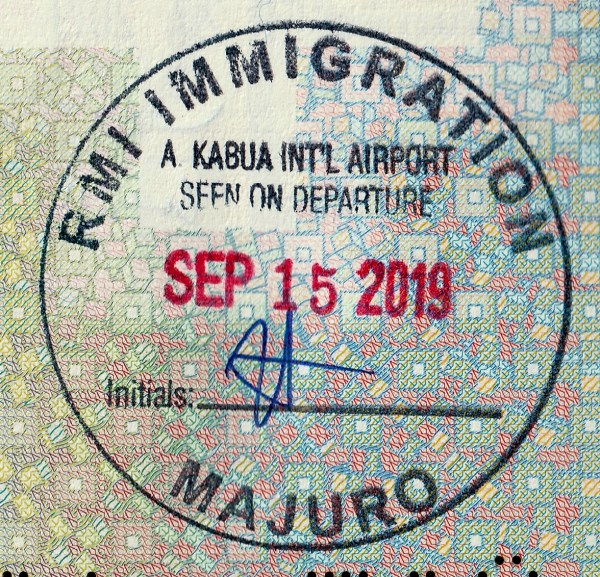 My collection of Oceanian passport stamps – Passport Party