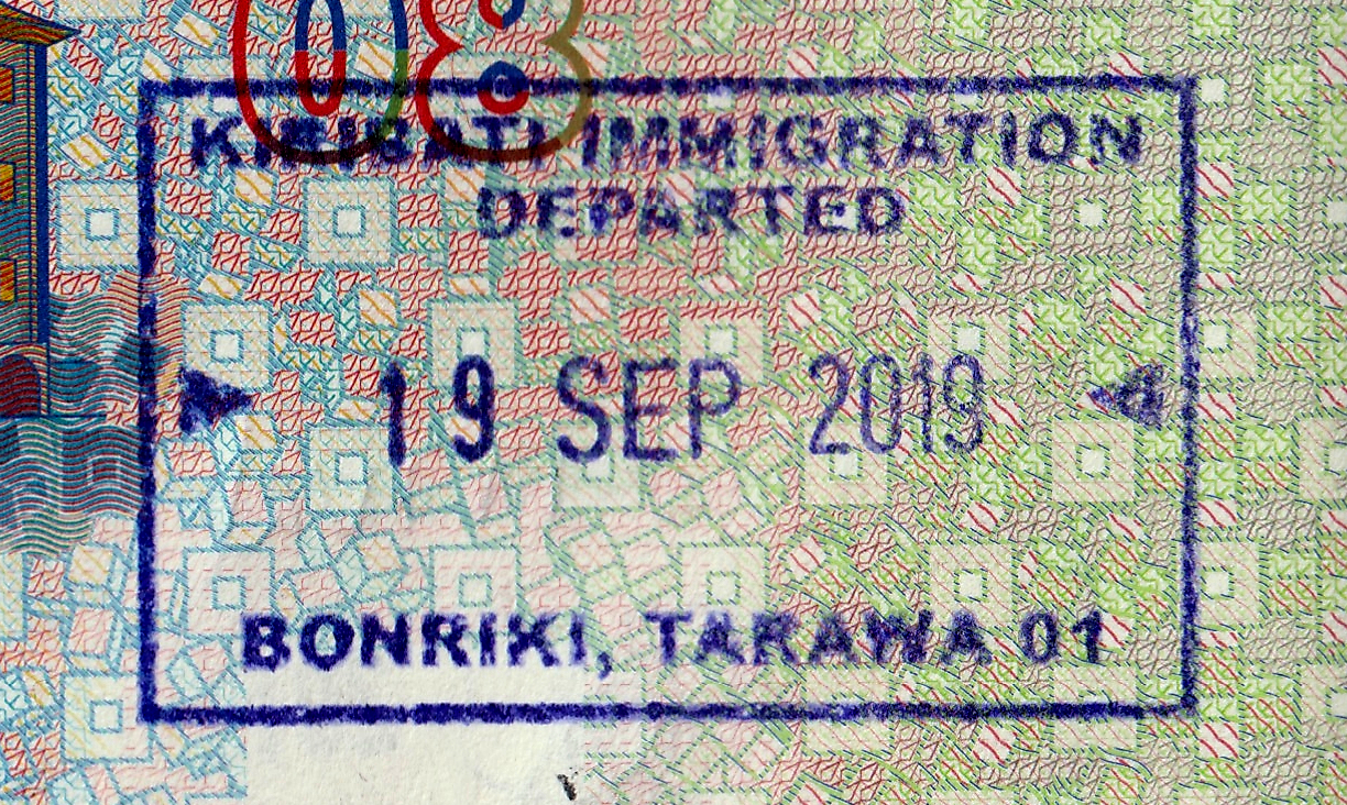 My collection of Oceanian passport stamps – Passport Party