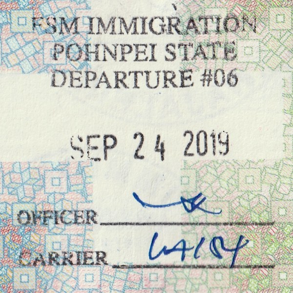 My collection of Oceanian passport stamps – Passport Party